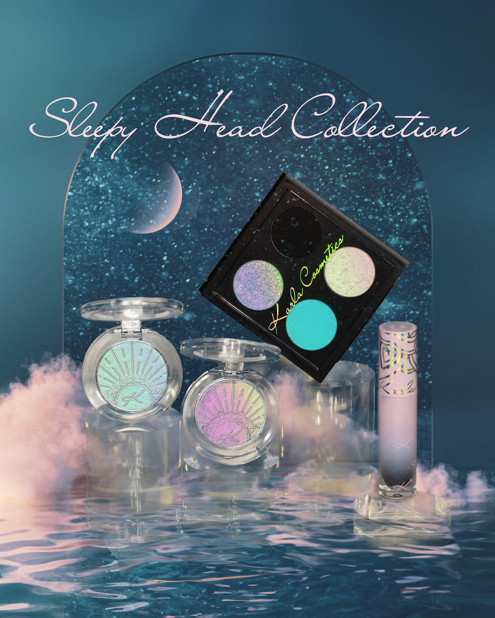 Sapphire Gem Holographic Glitter Eyeshadow Pot (Royal Blue/Rainbow ...