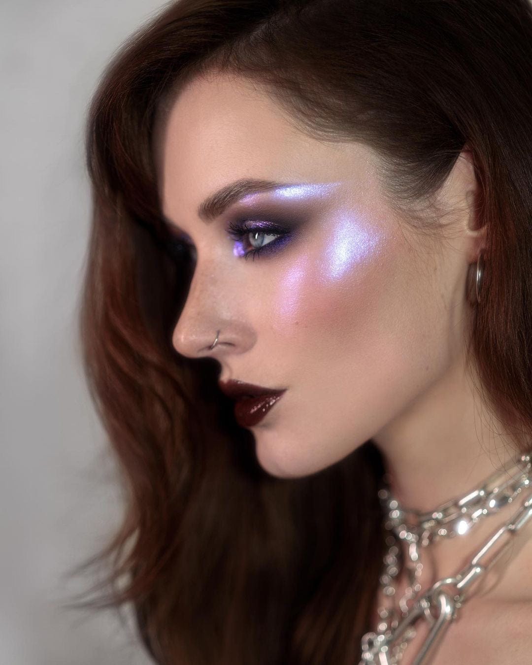 Insomnia Opal Multichrome Eyeshadow | Neon Blue Shimmer by Karla ...