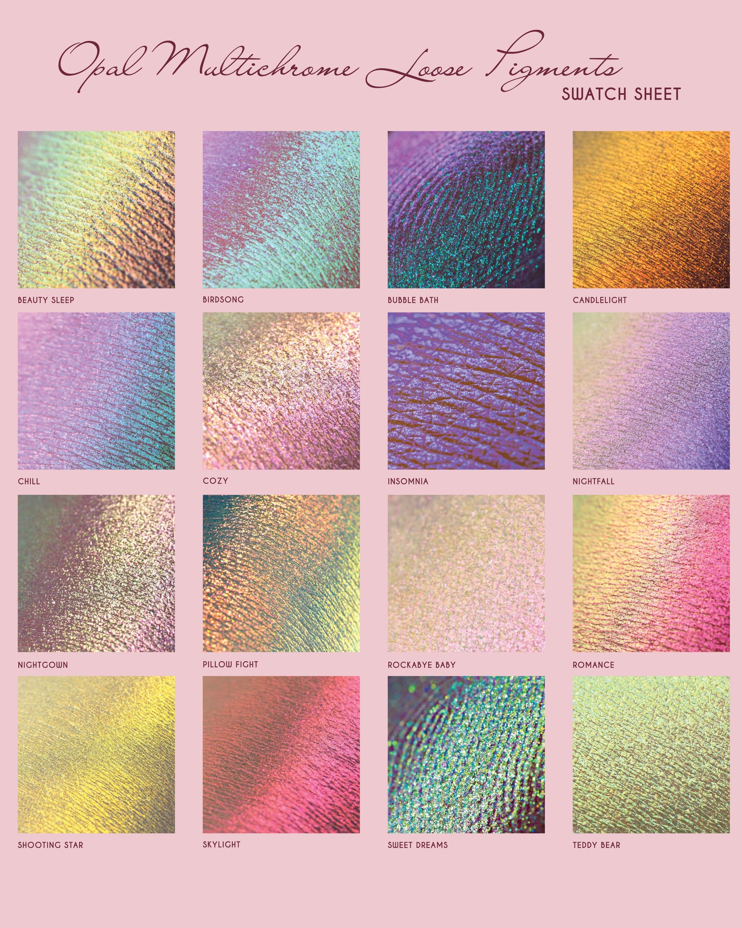 Opal Multichrome Loose Eyeshadows | Karla Cosmetics